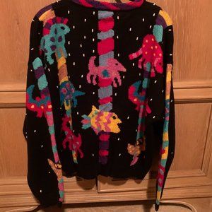 Christine Foley | Sweaters | Vintage Christine Foley Carousel Sweater ...